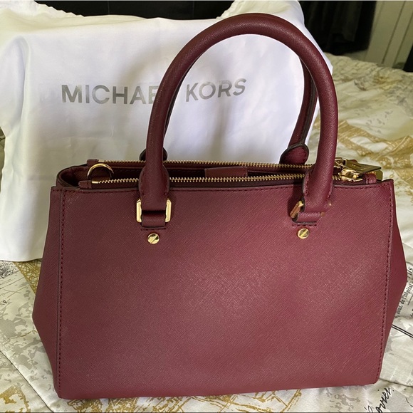 Michael Kors | Bags | Michael Kors Sutton Saffiano Leather Satchel Bag ...